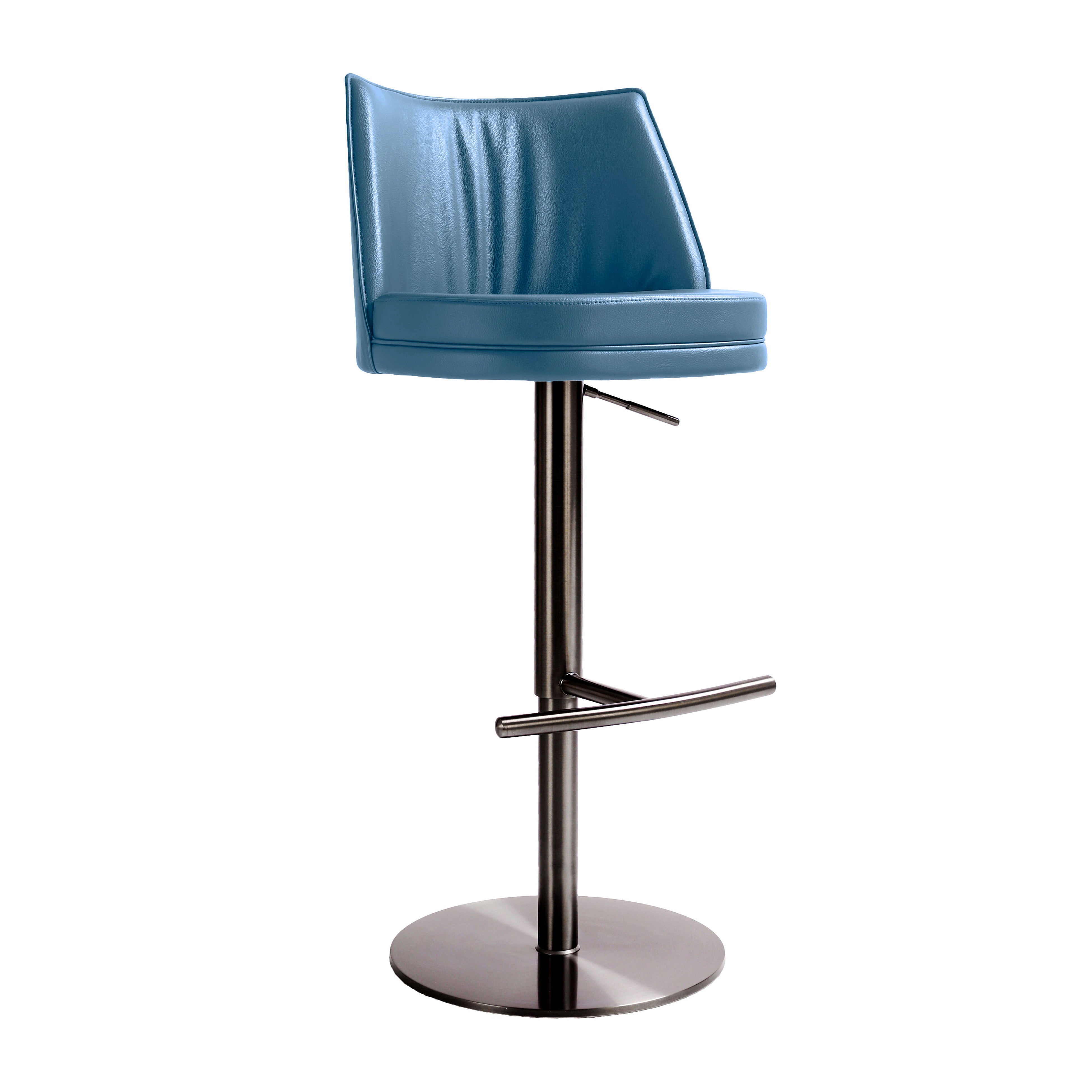 Gala Performance Vegan Leather Adjustable Stool | TOV Furniture