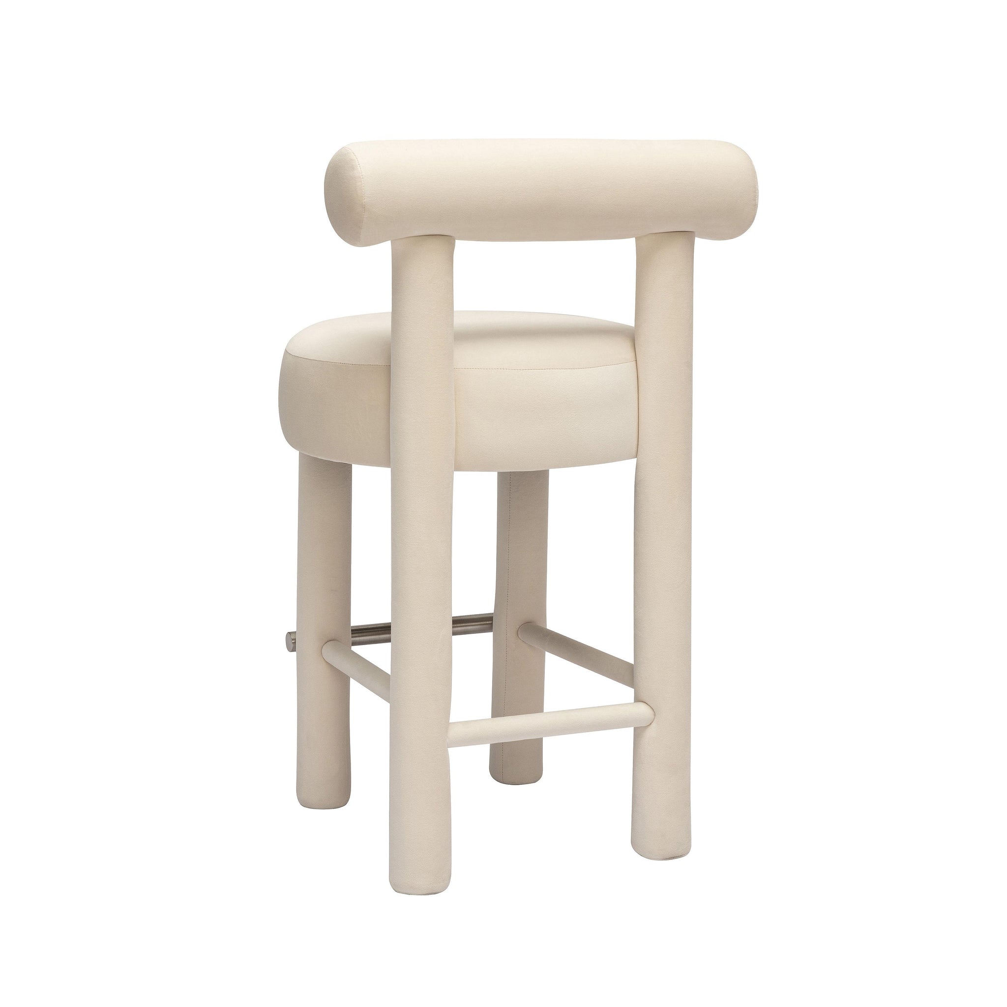 Carmel Cream Velvet Counter Stool – TOV Furniture
