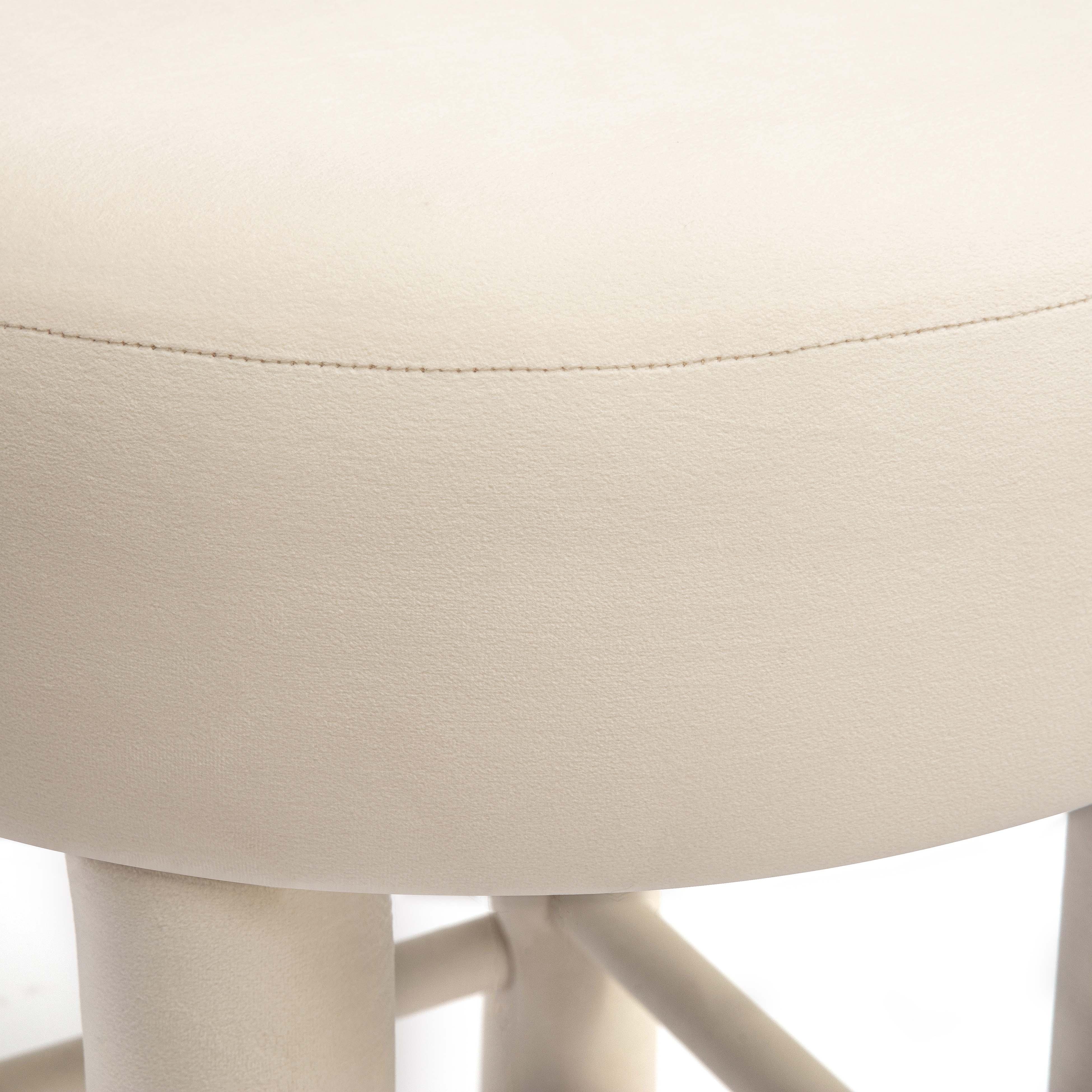 Carmel Cream Velvet Counter Stool – TOV Furniture