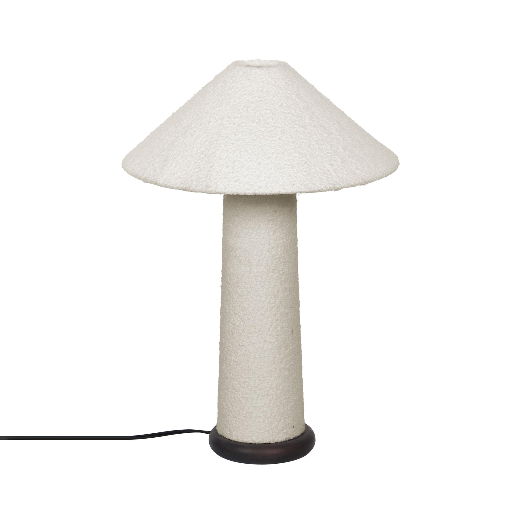 Faith White Boucle Table Lamp – TOV Furniture
