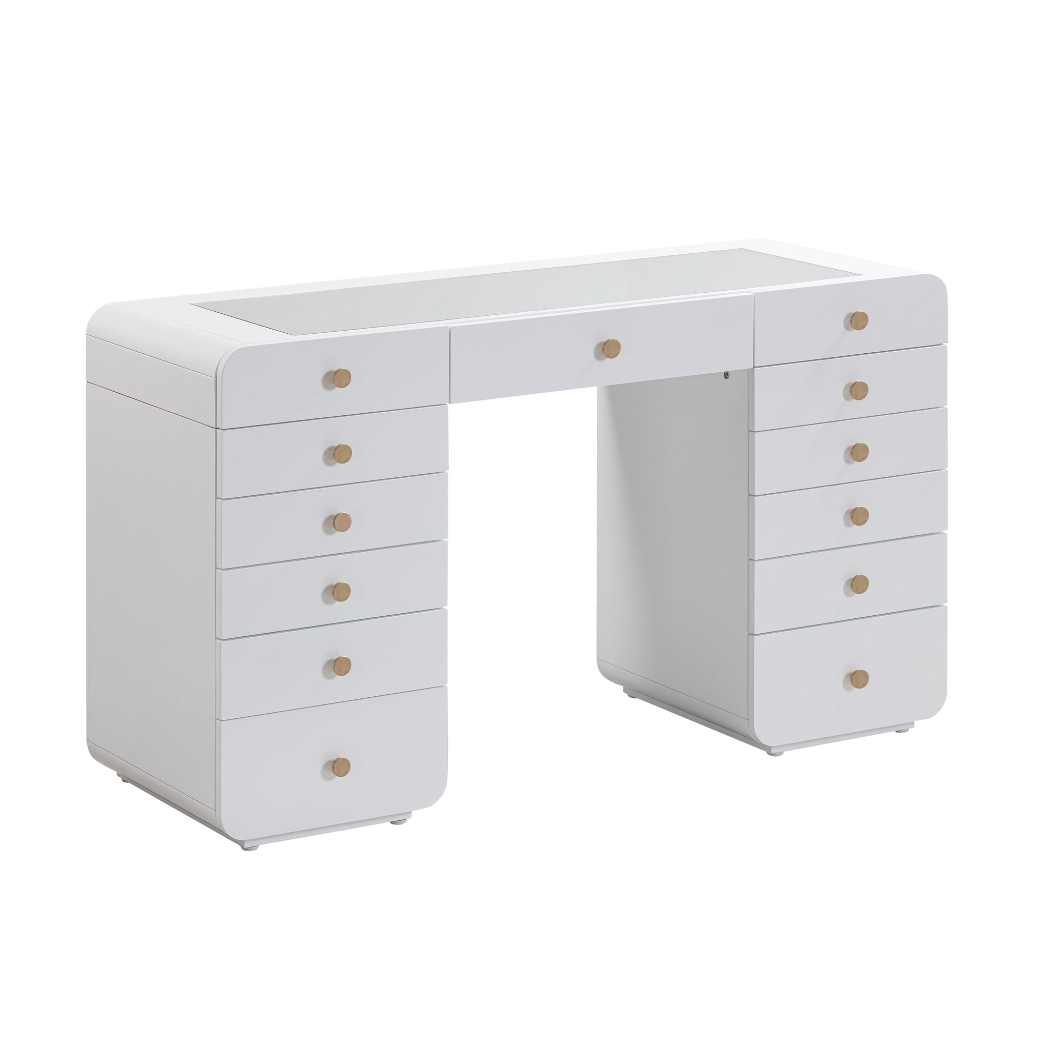 Hollywood White Vanity Desk – TOV Furniture