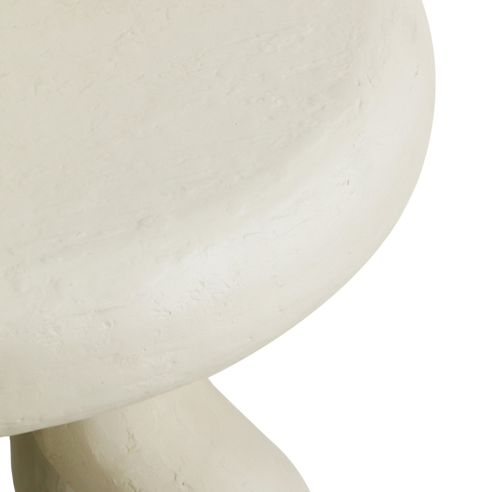 Maddie Cream Textured Side Table – TOV Furniture