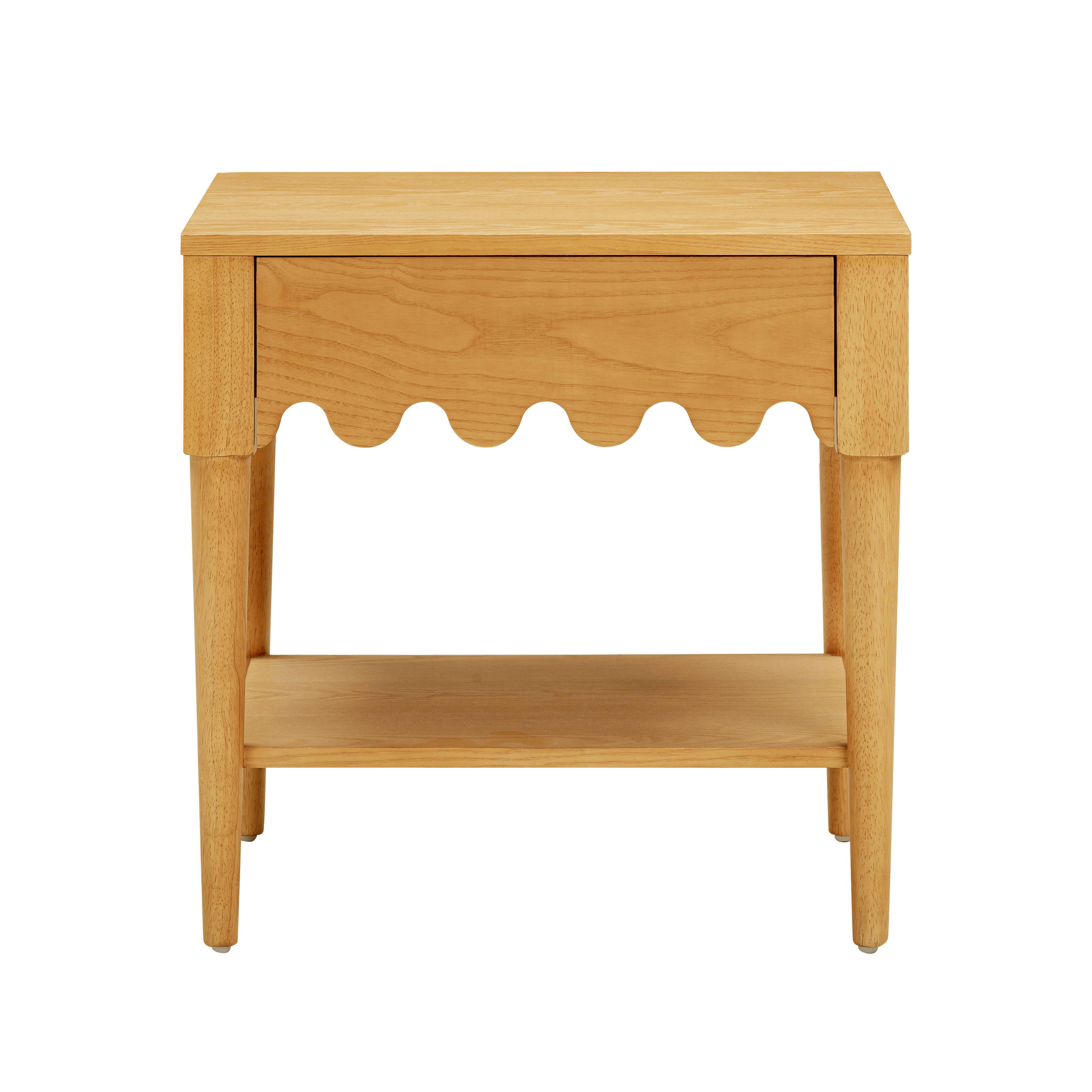 Oodle 24" Natural Ash Nightstand With Drawer – TOV Furniture