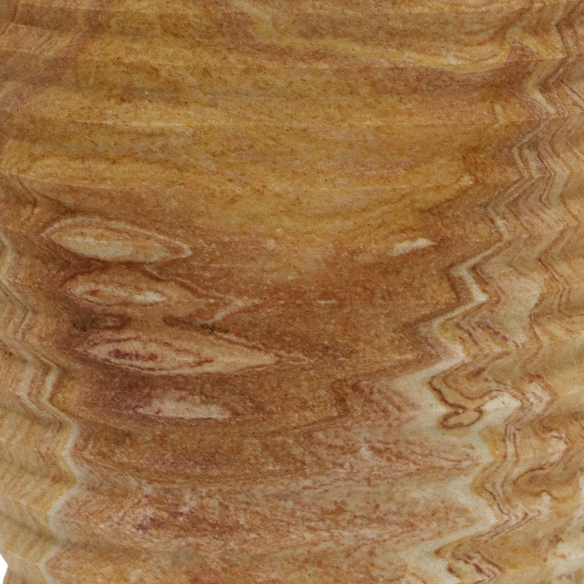 Saava Ribbed Stone Vase in Sandstone – TOV Furniture