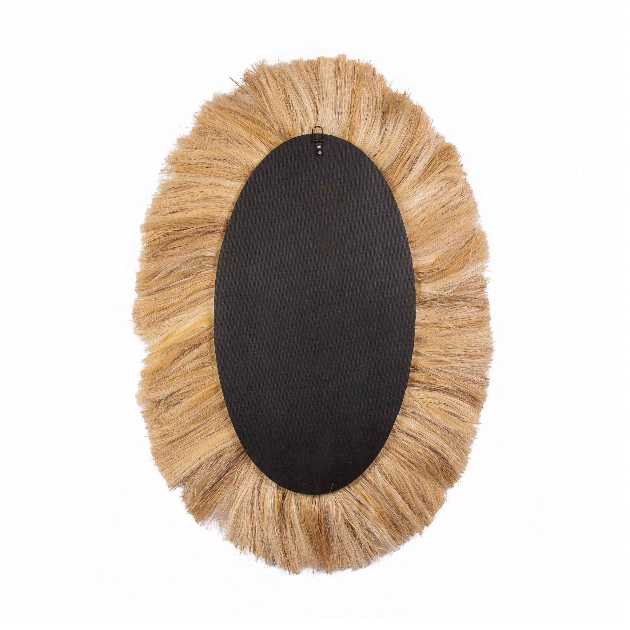 Tribal Natural Abaca Grass Oval Wall Mirror – TOV Furniture