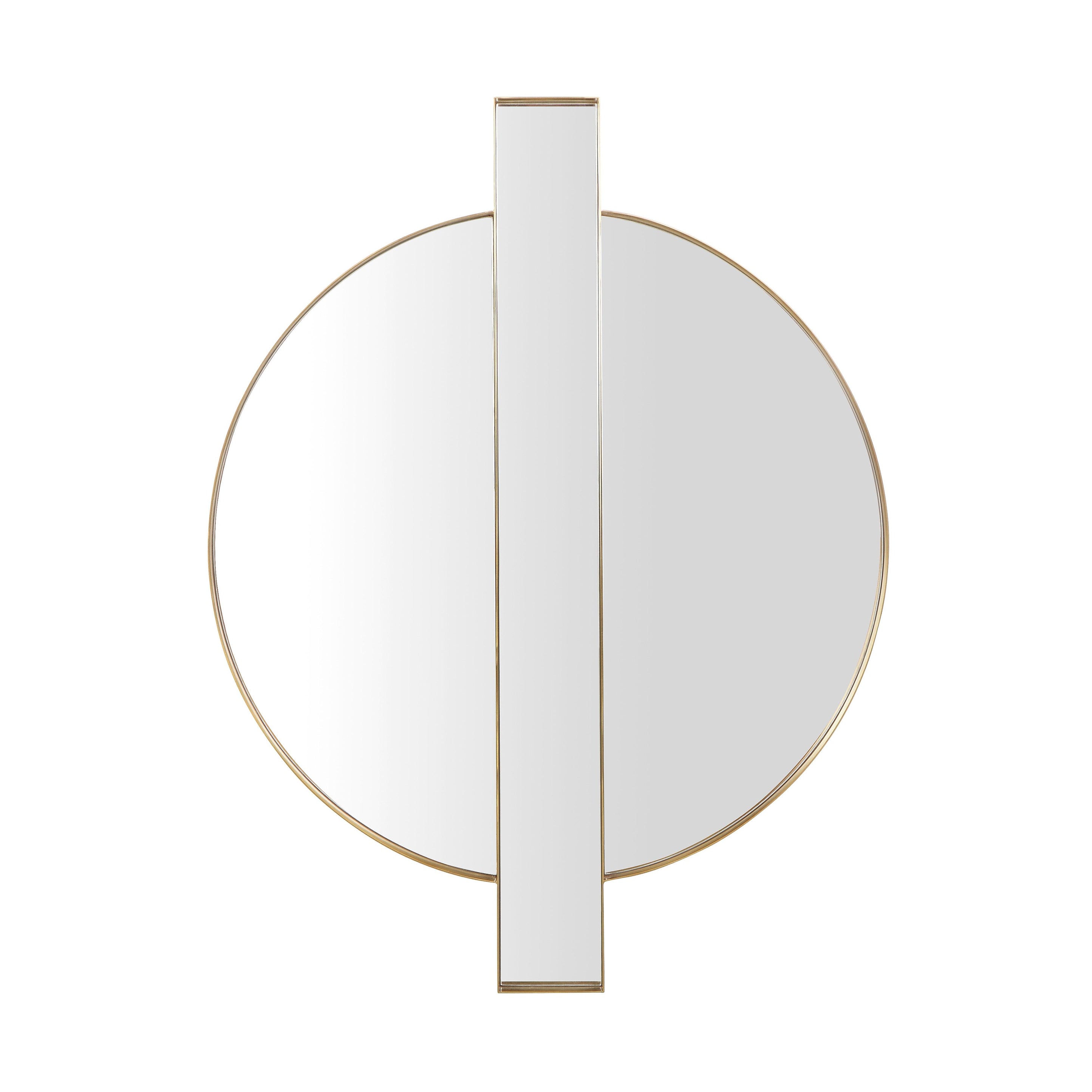 Carri Gold Round Wall Mirror – TOV Furniture