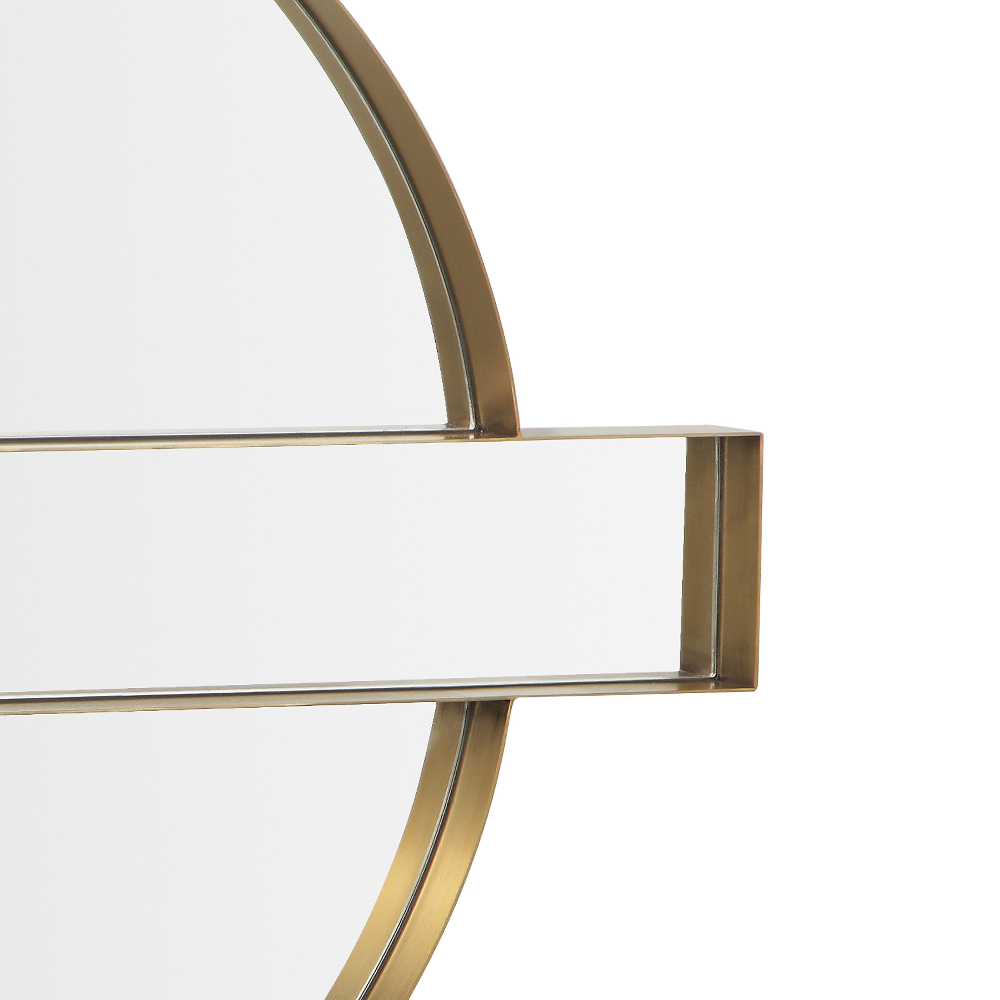 Carri Gold Round Wall Mirror – TOV Furniture