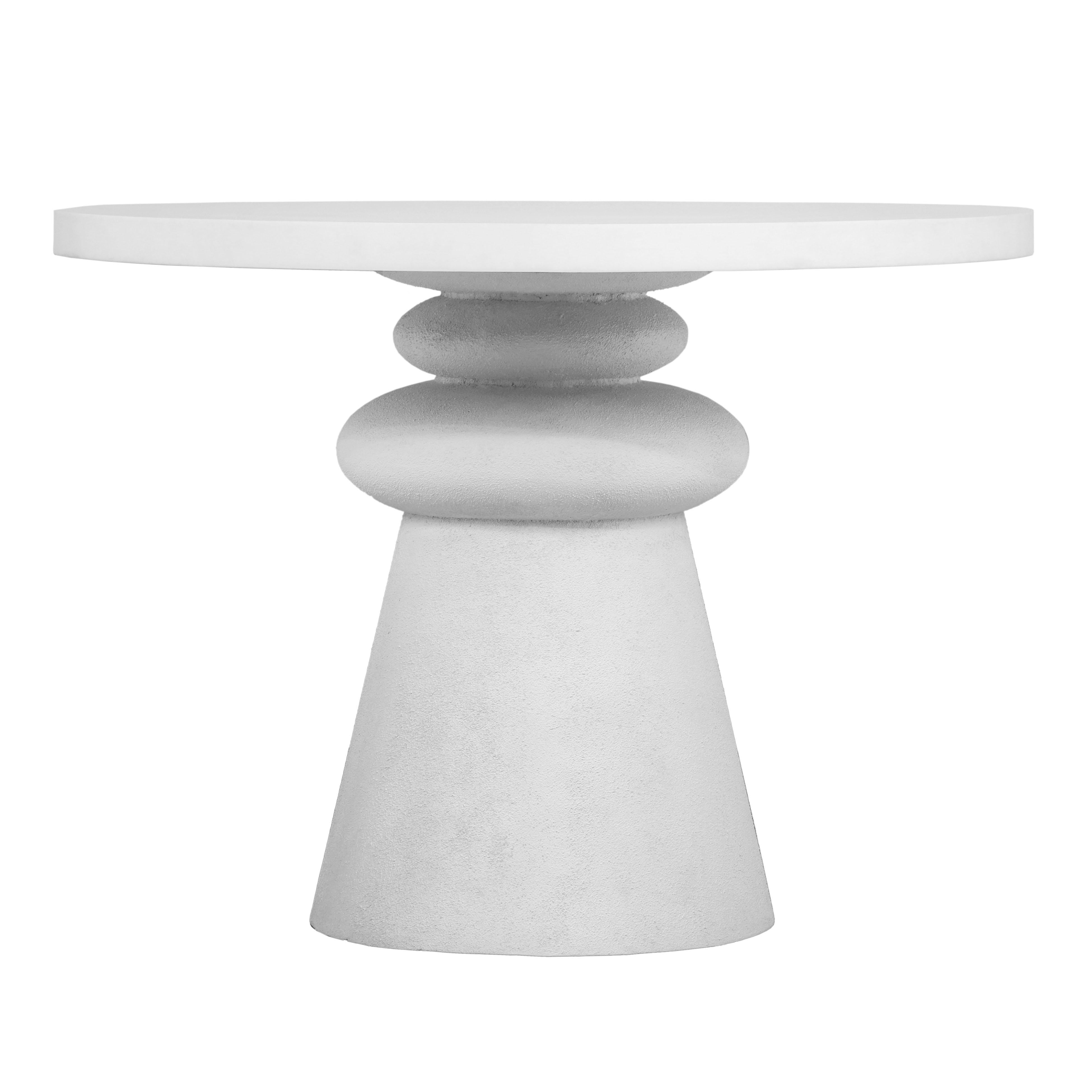 Lupita White 42" Round Dinette Table – TOV Furniture