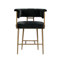 Astrid Velvet Stool – TOV Furniture