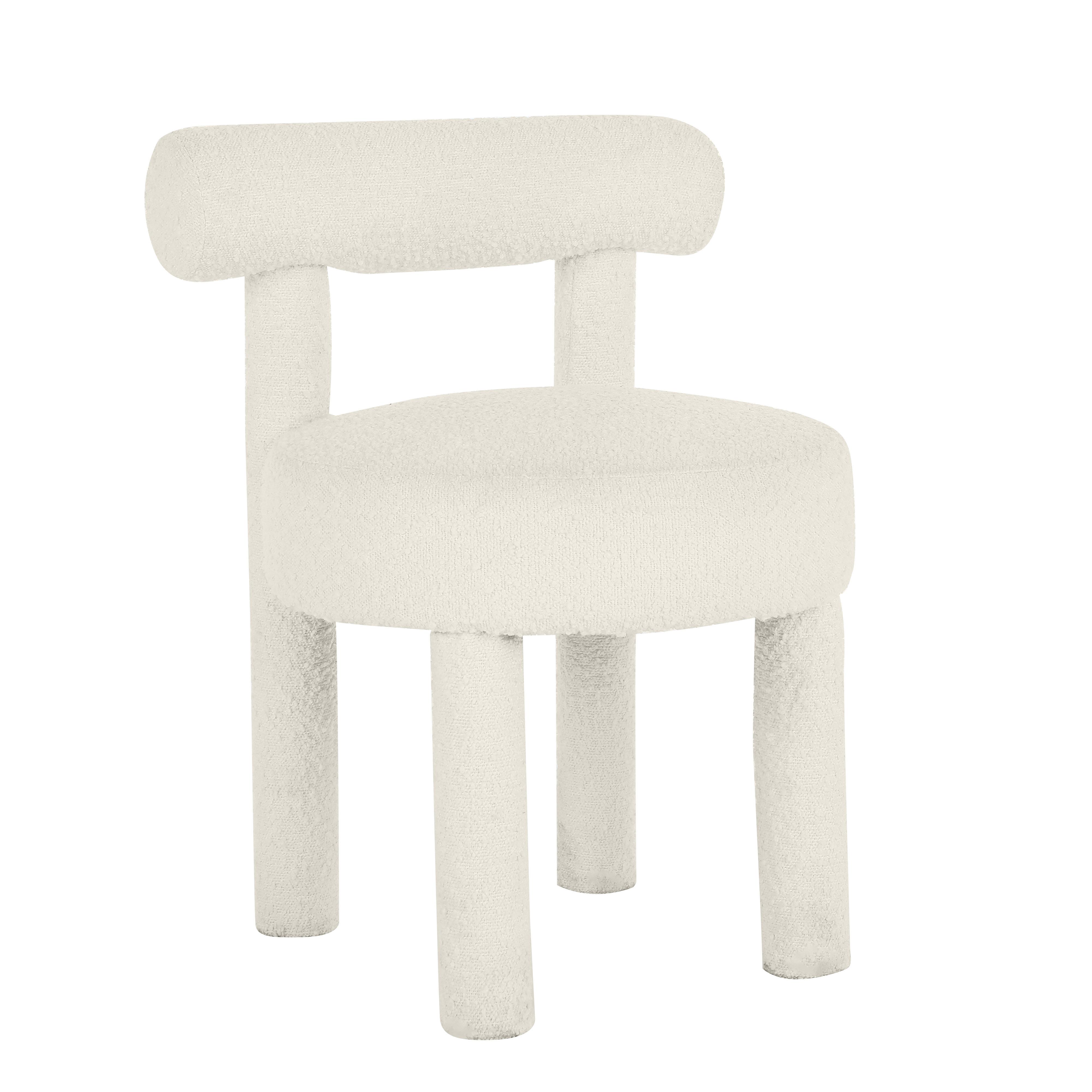 Carmel Cream Performance Boucle Dining Chair – TOV Furniture