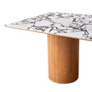 Tamara 94" Marble Ceramic Rectangular Dining Table | TOV Furniture