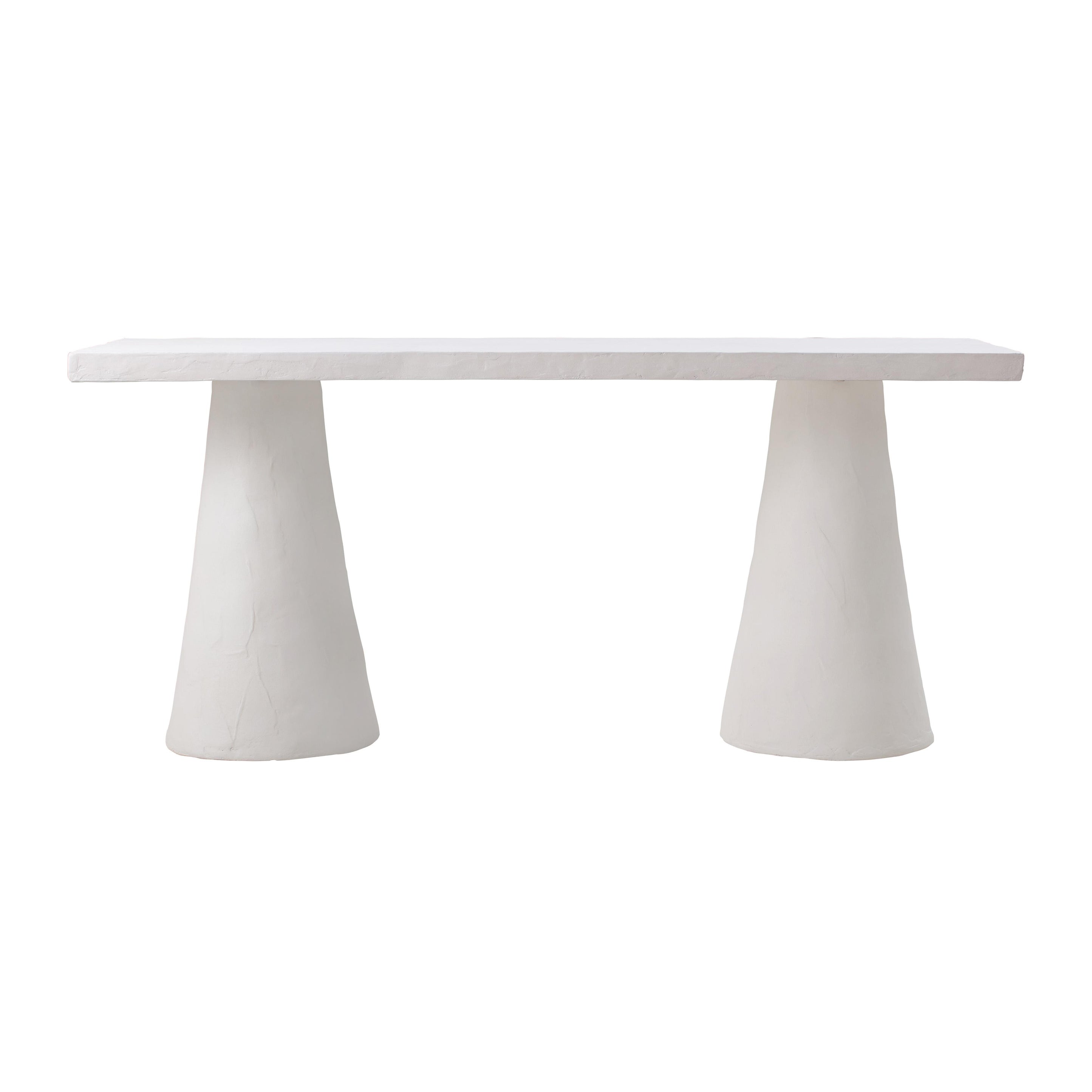 Dayana 68.5" Desk in Faux Plaster – TOV Furniture