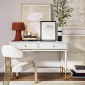 Mariah Two Drawer Desk – TOV Furniture