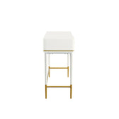 Mariah Two Drawer Desk – TOV Furniture