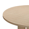 Patti Textured Faux Travertine Indoor / Outdoor 55" Round Dining Table ...