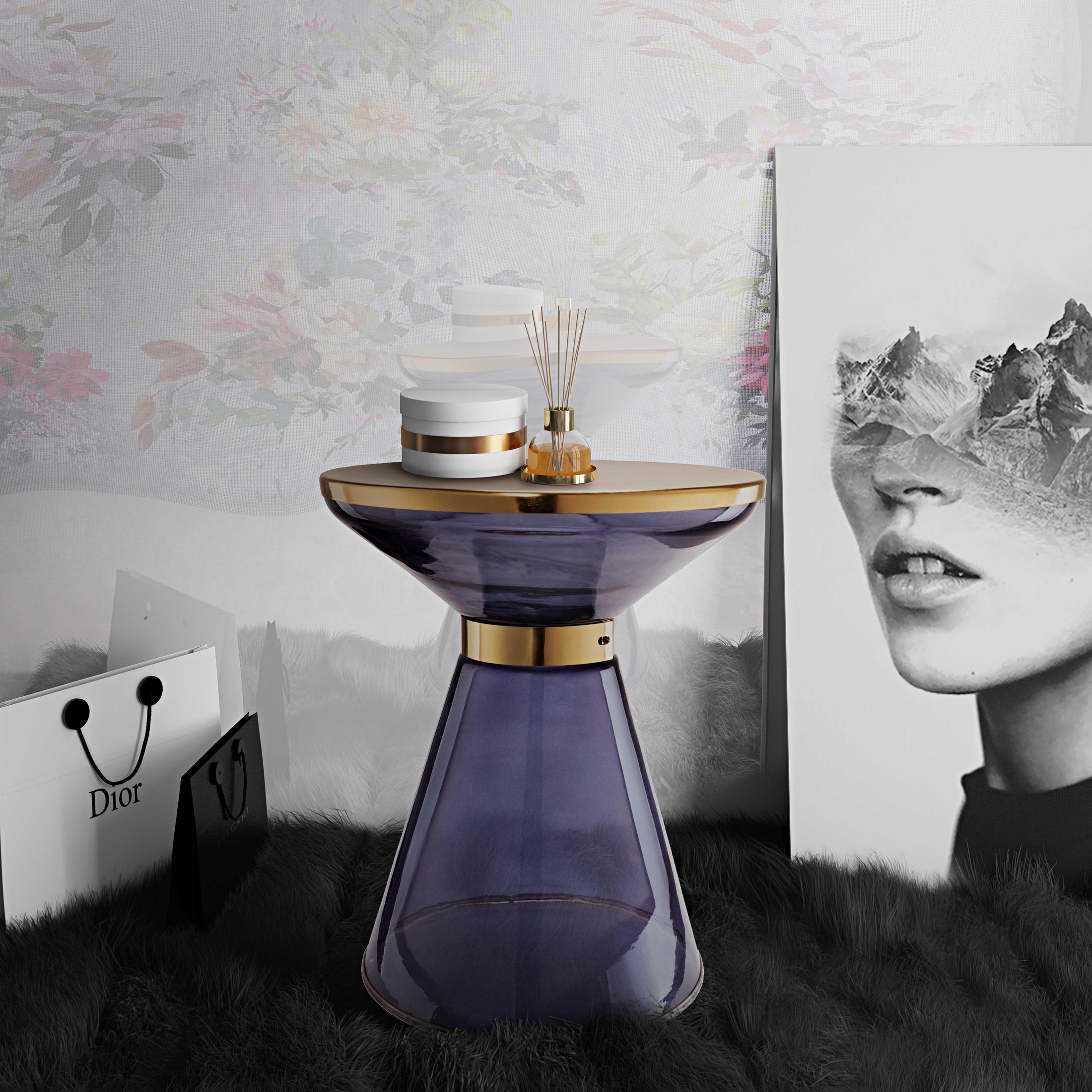 Coral Side Table – TOV Furniture