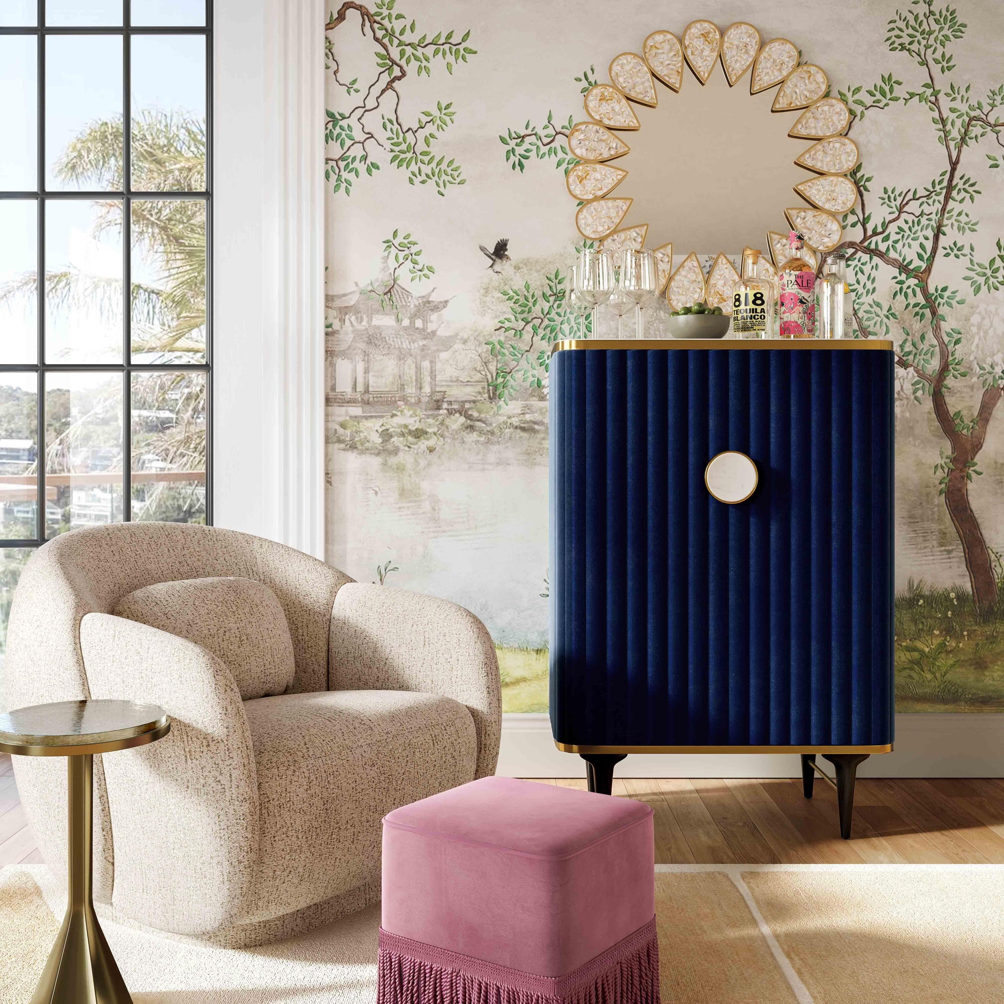 Gabrielle Round Side Table – TOV Furniture