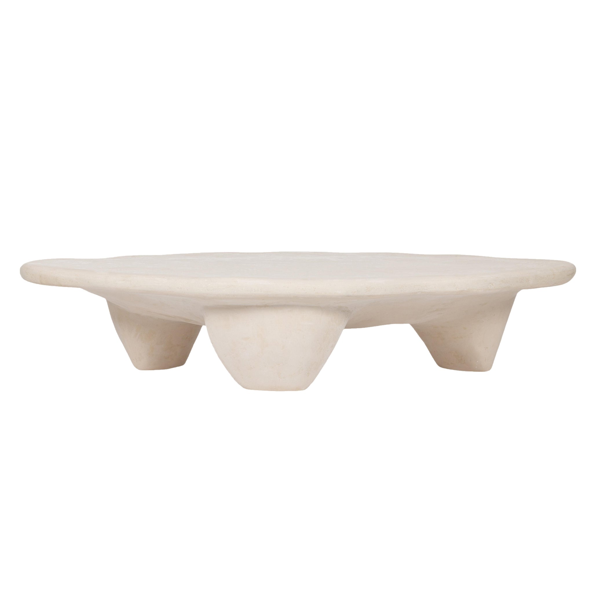 Athen Cream Faux Stone Coffee Table – TOV Furniture