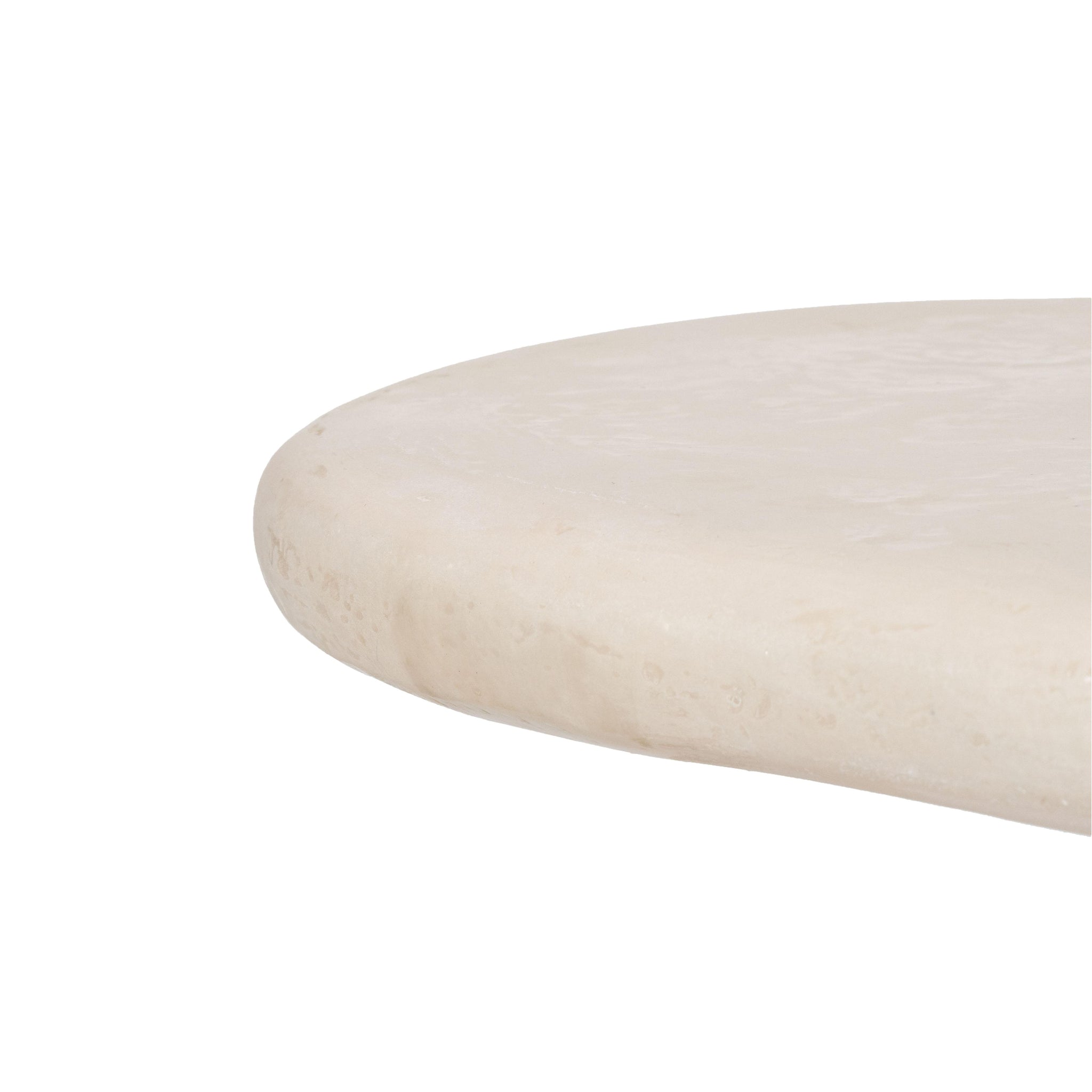 Athen Cream Faux Stone Coffee Table – TOV Furniture