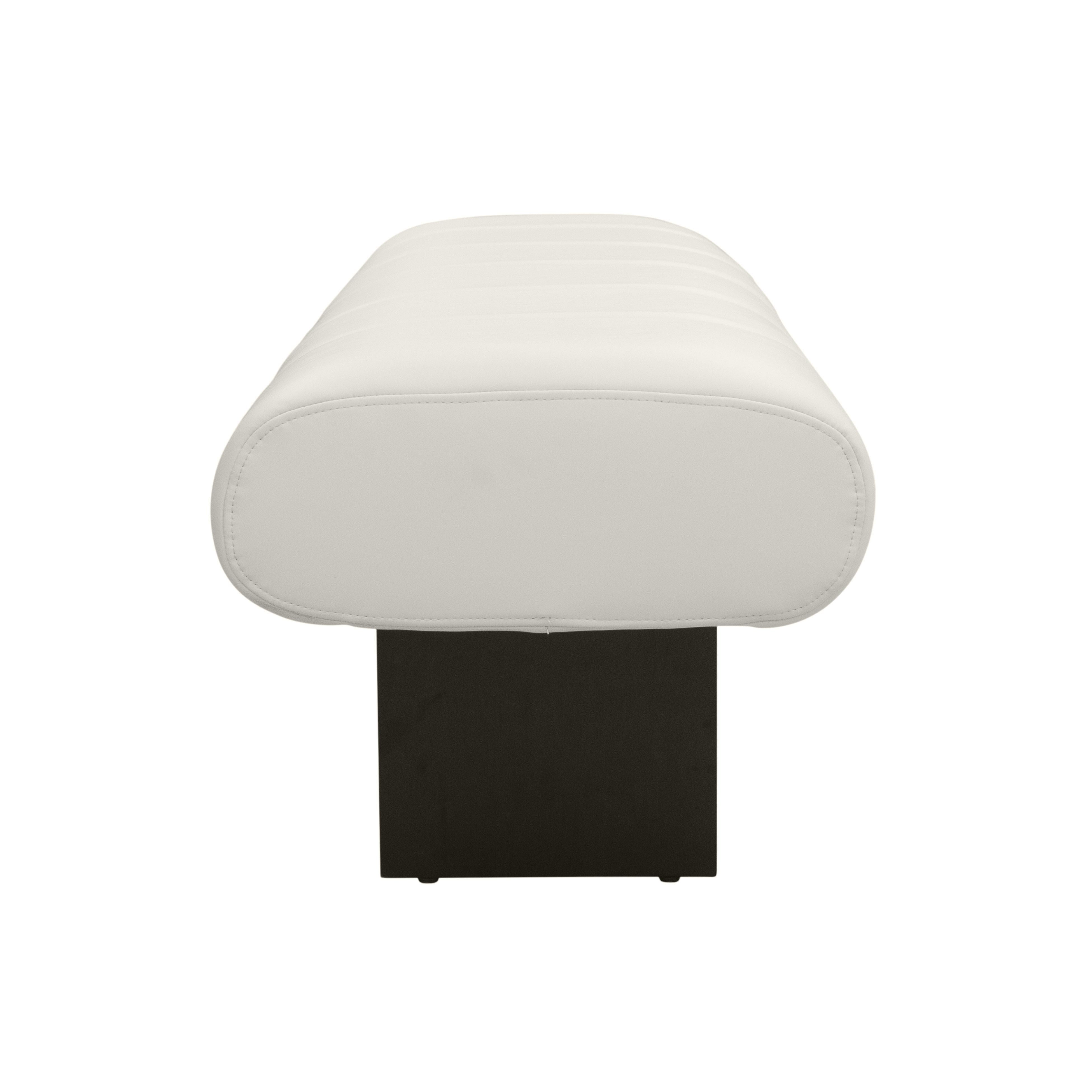 Karol Cream Performance Vegan Leather Bench – TOV Furniture