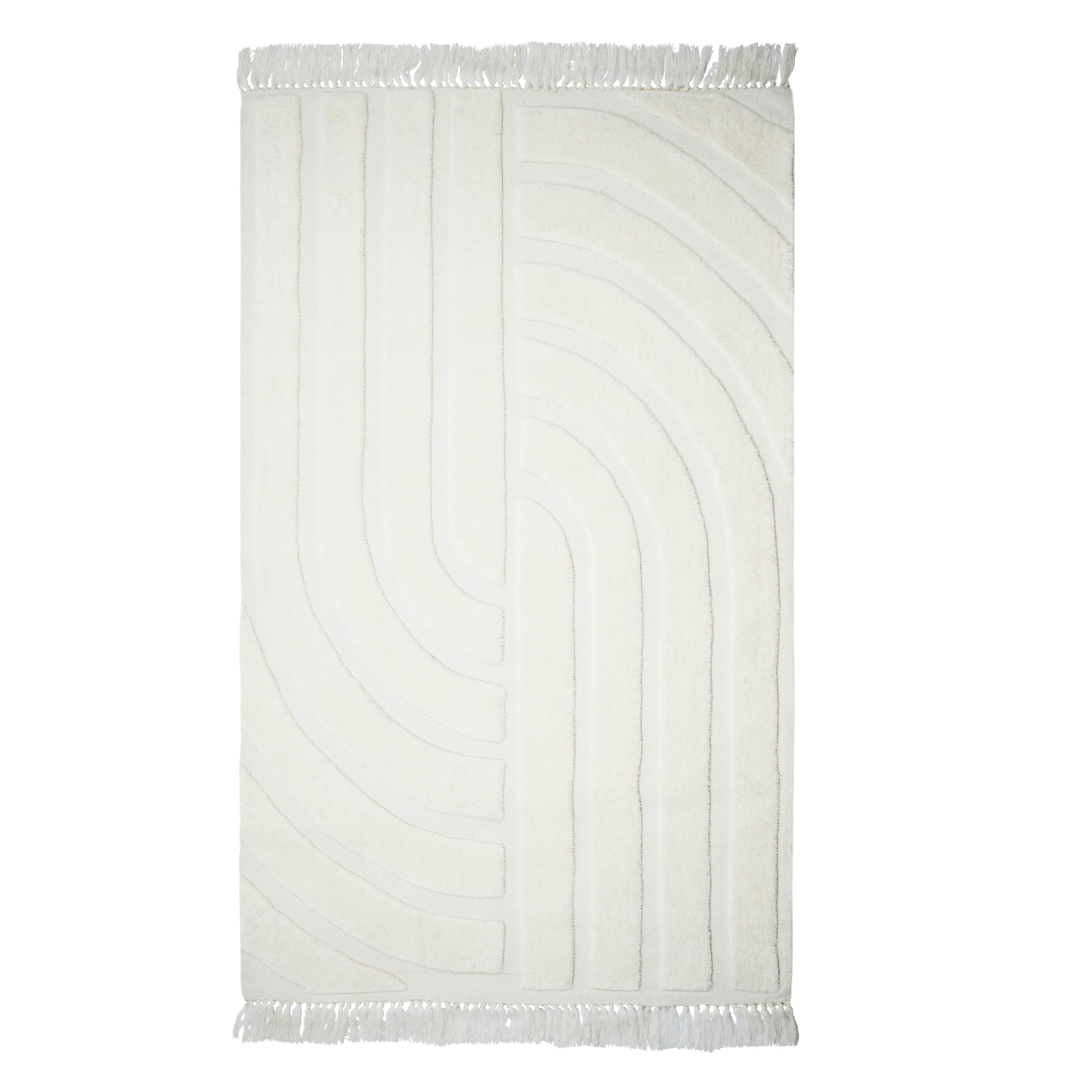 Loop White Area Rug – TOV Furniture